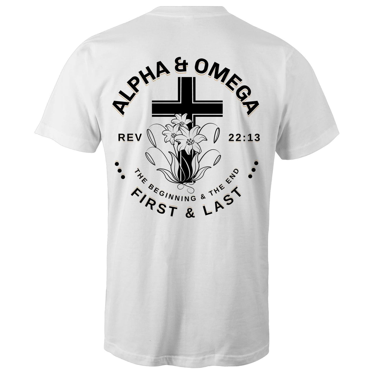 Alpha And Omega | Men's T-Shirt | Studio Salt & Light
