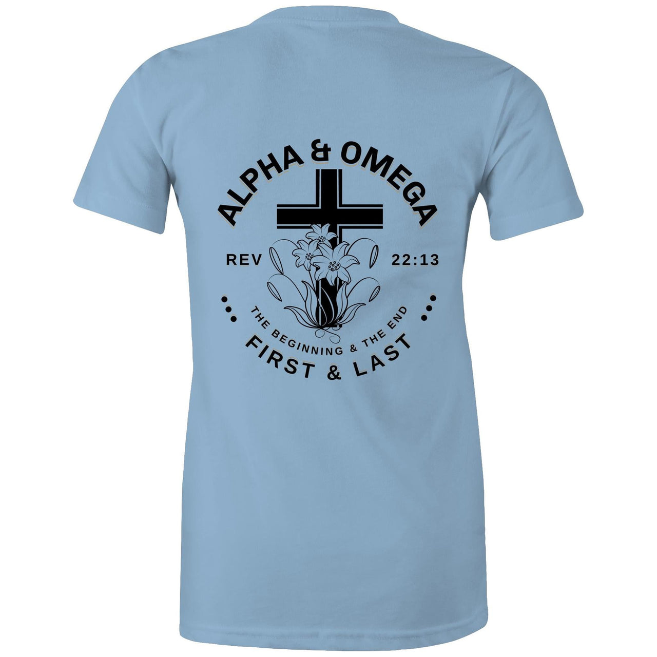 Alpha And Omega | Women's T-Shirt | Studio Salt & Light