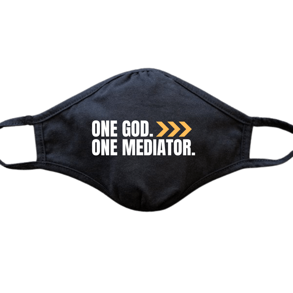One God One Mediator | Adult Face Mask | Studio Salt & Light